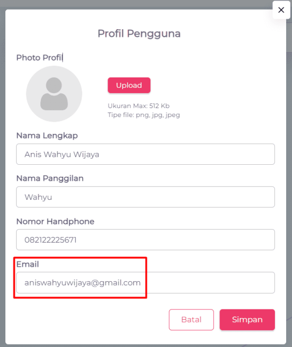 Cara Ubah Alamat Email Akun di Accurate Online